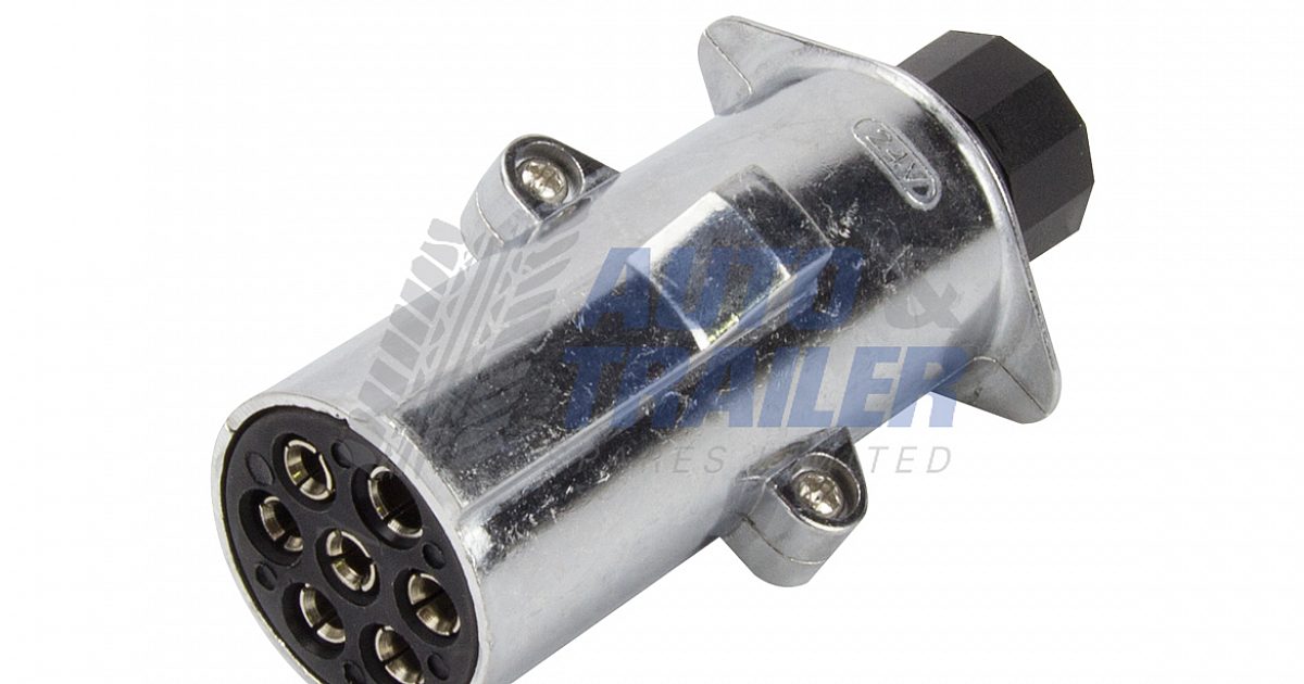 24V Aluminium 7-pin Plug | Auto & Trailer Spares Ltd, UK