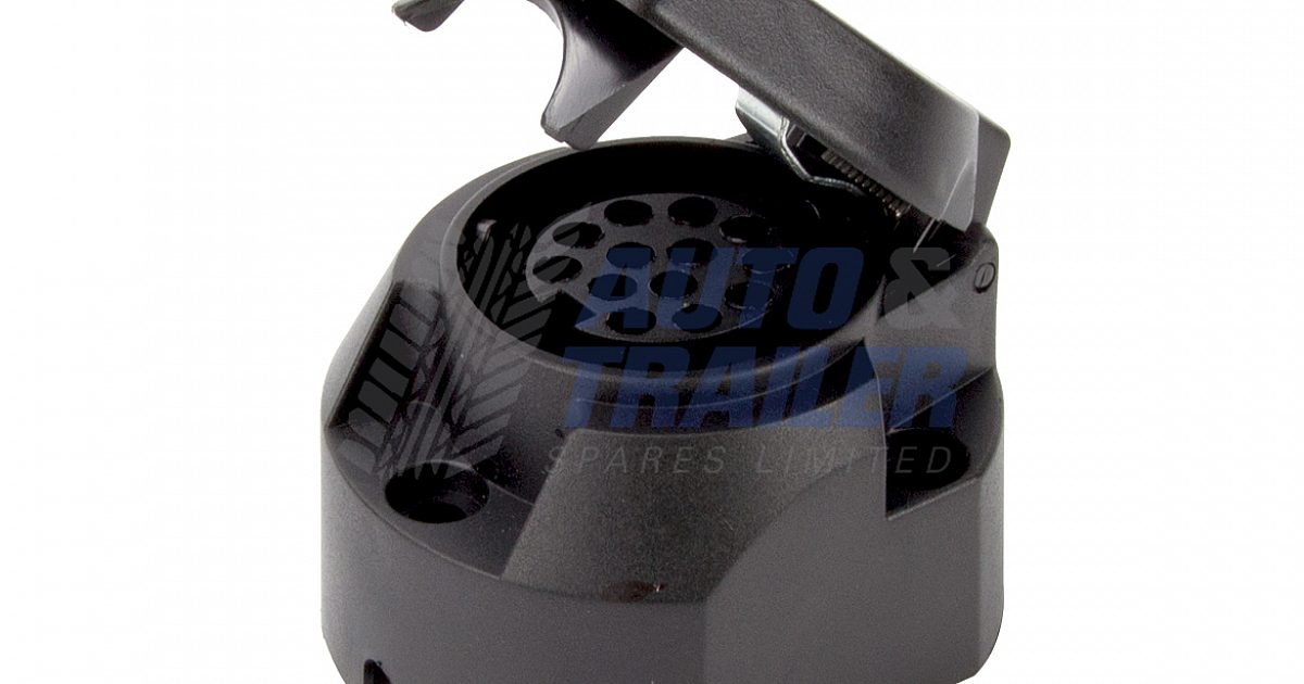13-pin Plastic Socket Square Body | Auto & Trailer Spares Ltd, UK