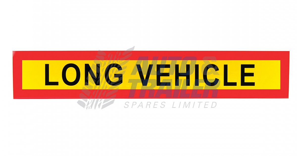 Aluminium "LONG VEHICLE" Marker Board | Auto & Trailer Spares Ltd, UK