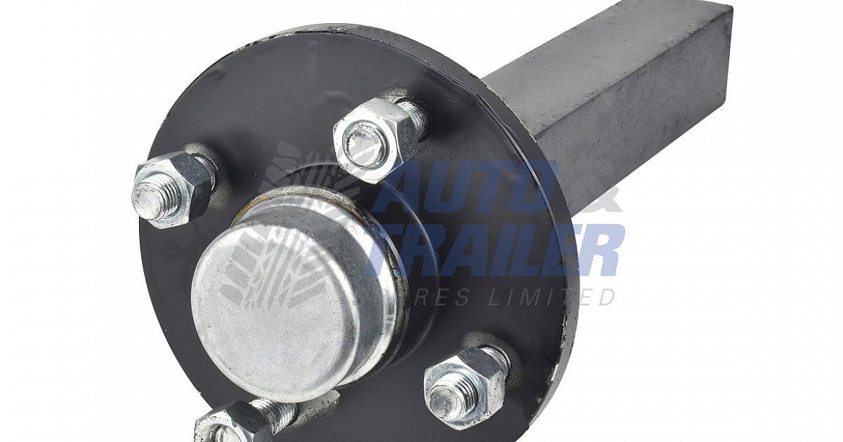 Trailer Stub Axle 4x Stud Un-Braked… | Auto & Trailer Spares Ltd, UK